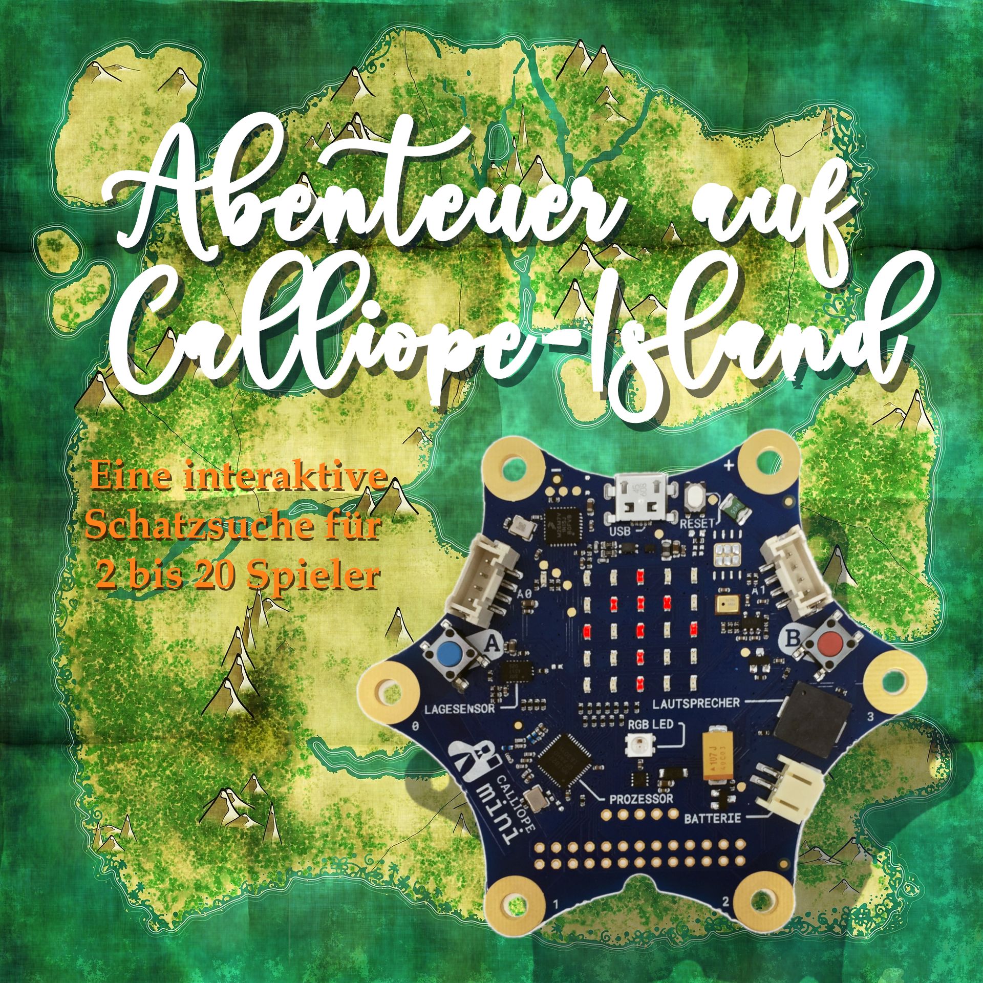 Meet and Code Abenteuer auf Calliope-Island